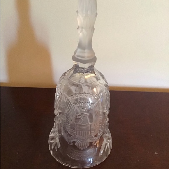 Vintage | Accents | Vintage West German Crystal Bell Cut Eagle Crest Beautiful Condition ...